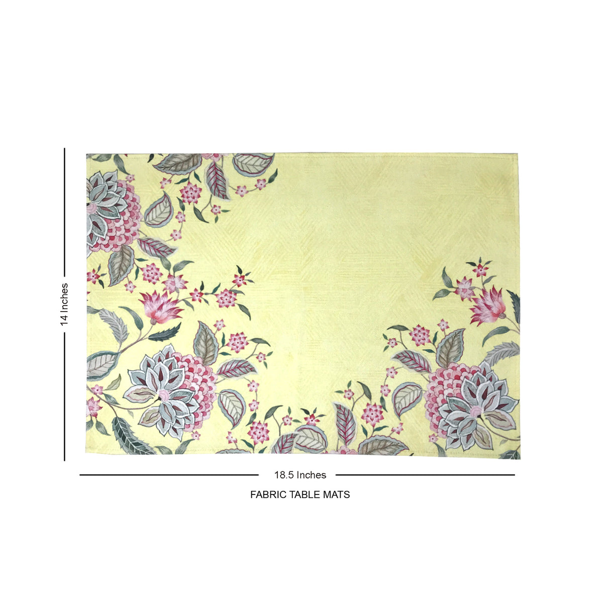Aster Chintz Cotton Fabric Table mats (set of 2) – MASALA WORKS