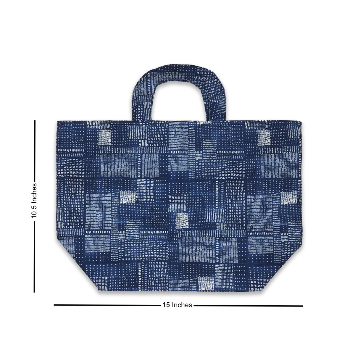 Shibori Printed Roll down Bag/Basket – MASALA WORKS