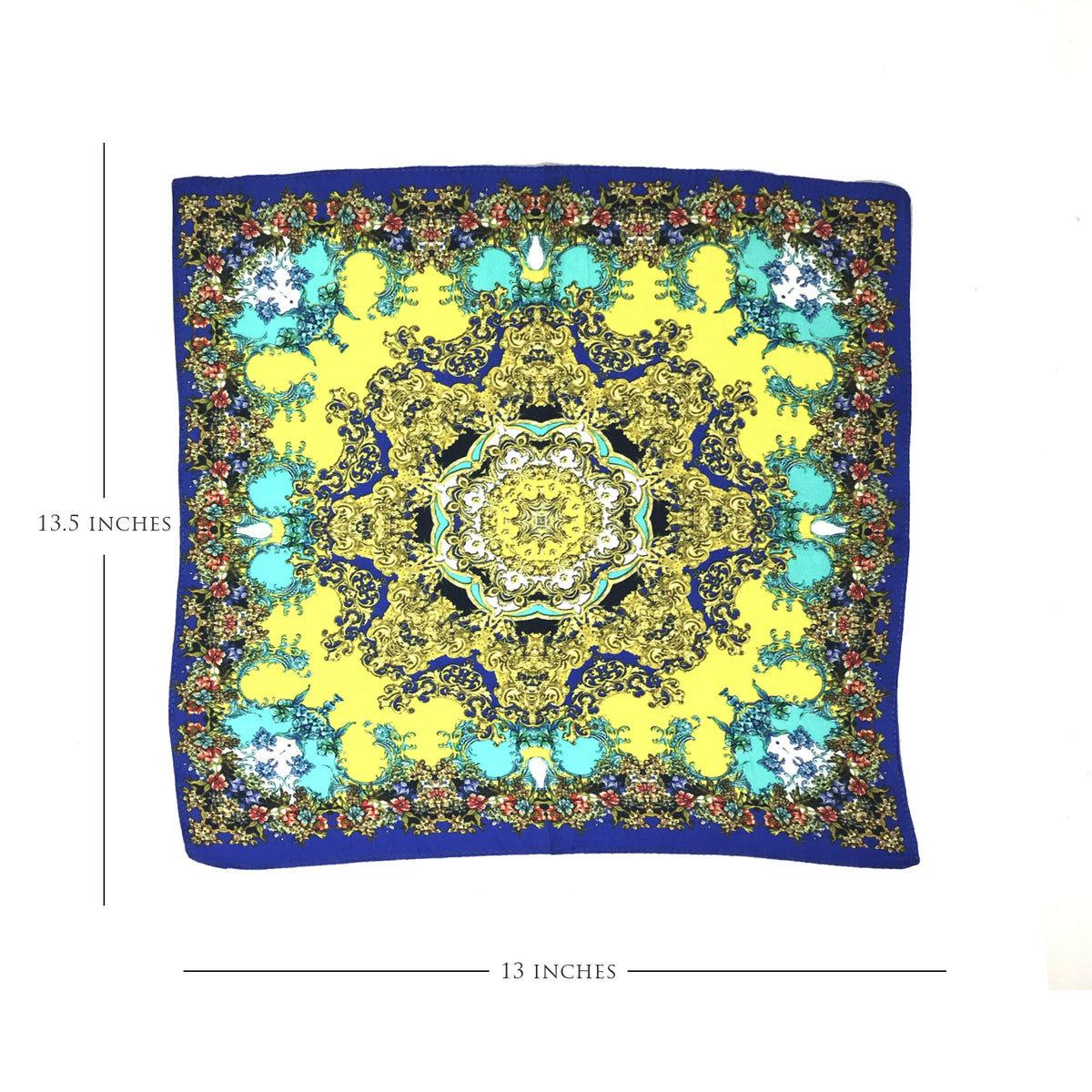Baroque Pop Pocket Square – MASALA WORKS