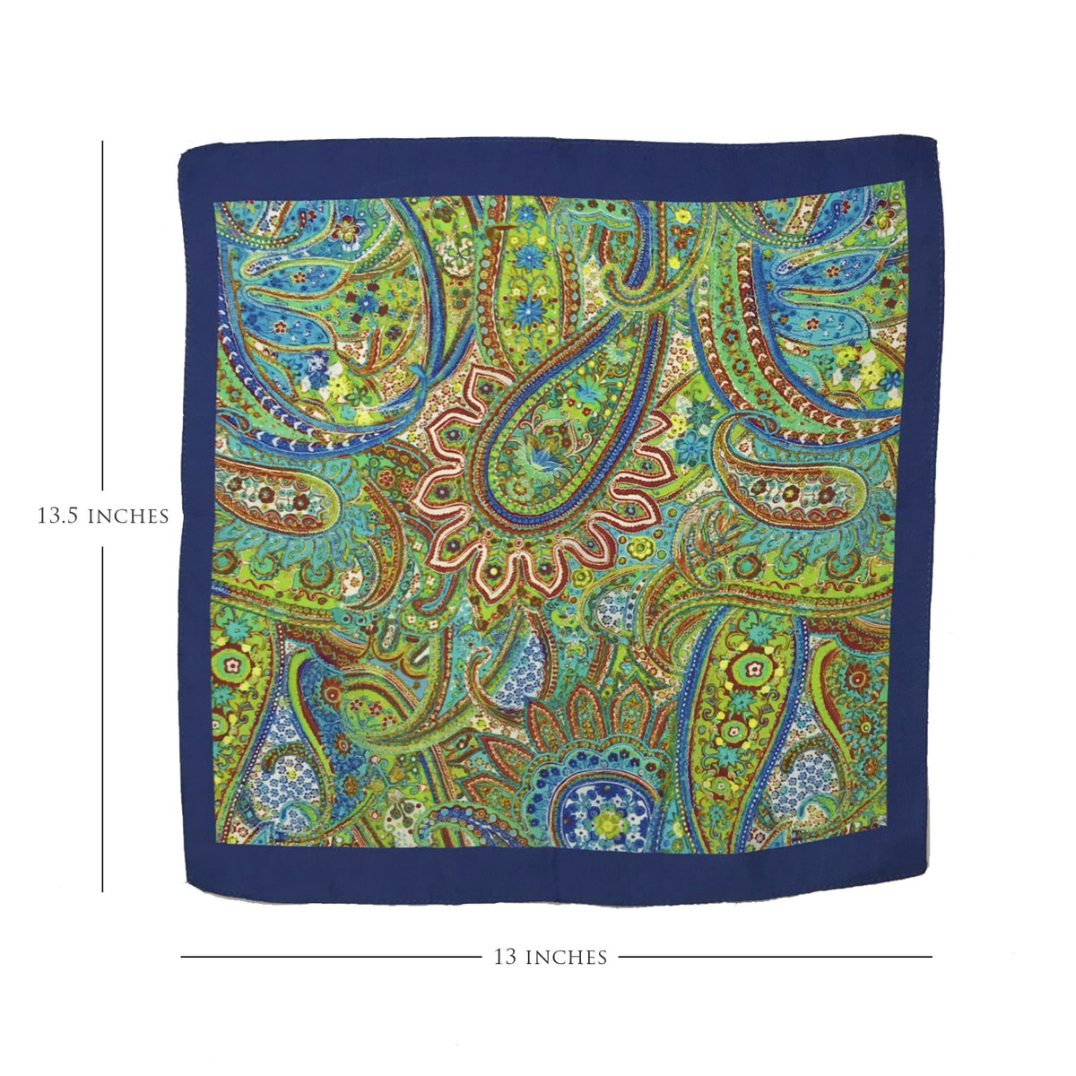 Classic Paisley Pocket Square – MASALA WORKS